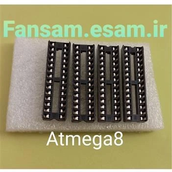 خرید و قیمت سوکت آی سی atmega8 بسته 4 عددی | ترب