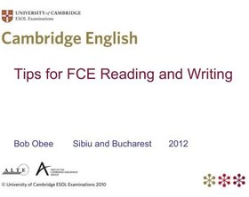 خرید و قیمت دانلود کتاب Cambridge English - Tips for FCE Reading and ...