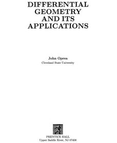 خرید و قیمت دانلود کتاب Differential Geometry and Its Applications ...