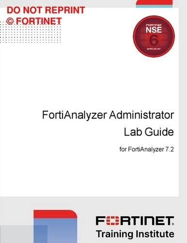 خرید و قیمت دانلود کتاب Fortinet FortiAnalyzer Administrator Lab Guide ...