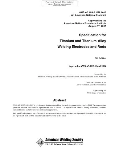 خرید و قیمت دانلود کتاب Specification for titanium and titanium-alloy ...