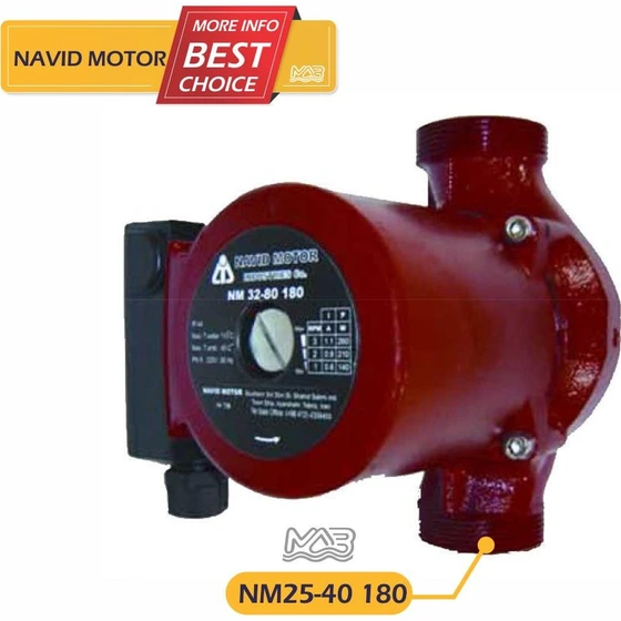 خرید و قیمت پمپ آب نوید موتور NM25-40 180 | ترب