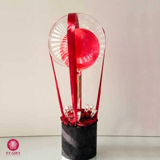 خرید و قیمت Box of roses with Kinder chocolate | ترب