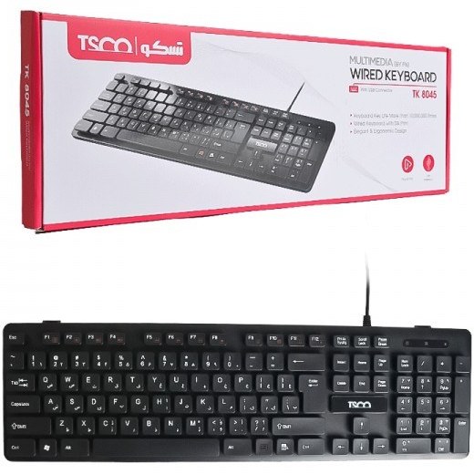 خرید و قیمت کیبورد سیم دار تسکو (TSCO) مدل TK 8045 | ترب