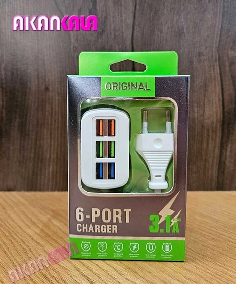 خرید و قیمت شارژر 6 پورت xcharge “فروش عمده” | ترب