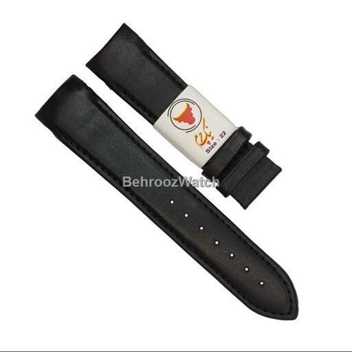 خرید و قیمت بند ساعت مچی چرمی فیکس نیک چرم مشکی ساده 22 | ترب
