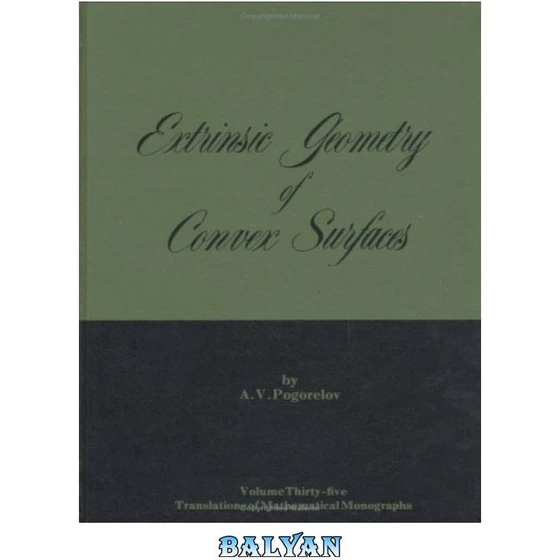 خرید و قیمت دانلود کتاب Extrinsic geometry of convex surfaces | ترب