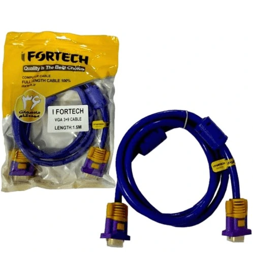 خرید و قیمت کابل VGA آیفورتک1.5متری Ifortech | ترب