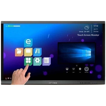 خرید و قیمت اسمارت برد لمسی دیتوس کره ای سایز 75 اینچ مدل DITOSS 75ST مخصوص اتاق کنفرانس | ترب