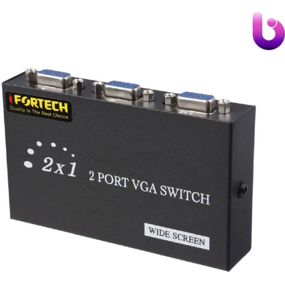 خرید و قیمت سوییچ Ifortech VGA-15-2 VGA 2Port | ترب