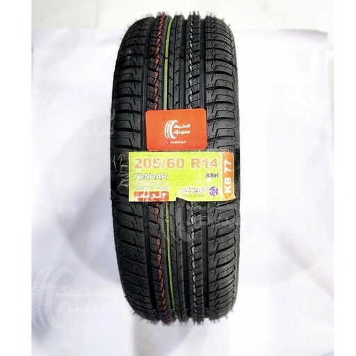 خرید و قیمت لاستیک 205.60.14 کویر تایر گل kB77 پژو کوئیک پژو پارس 2023 | ترب