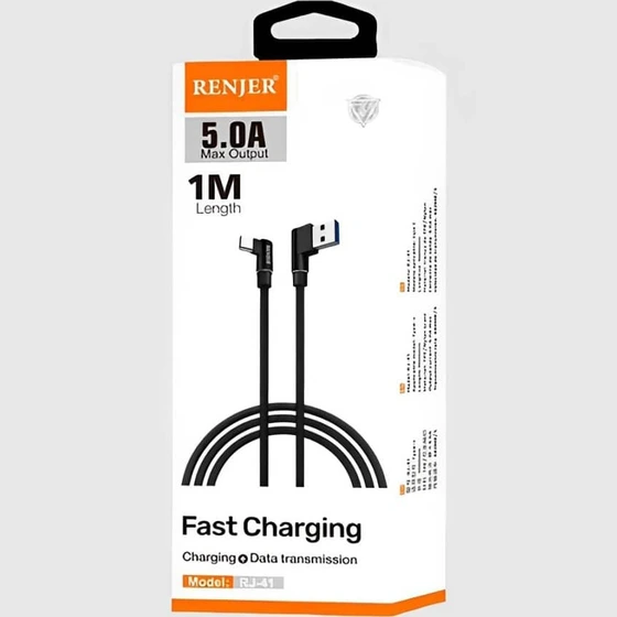 خرید و قیمت کابل شارژ تایپ سی رنجر RENJER RJ-41 | ترب