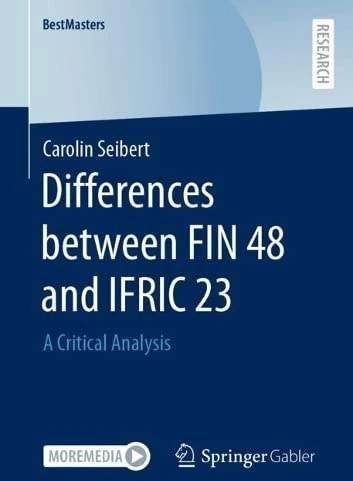 خرید و قیمت دانلود کتاب Differences between FIN 48 and IFRIC 23: A ...