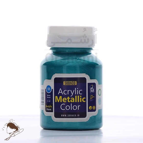 خرید و قیمت رنگ اکریلیک متالیک فیروزه ای سیر سوداکو | ترب