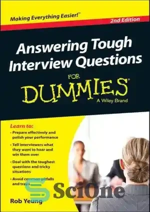 خرید و قیمت دانلود کتاب Answering Tough Interview Questions For Dummies ...