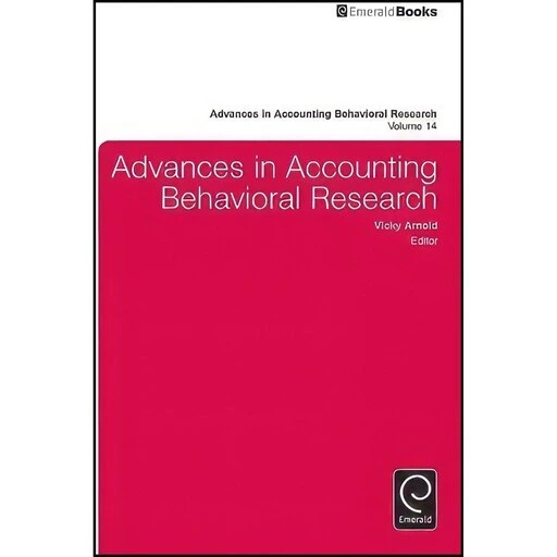 خرید و قیمت کتاب زبان اصلی Advances in Accounting Behavioral Research ...