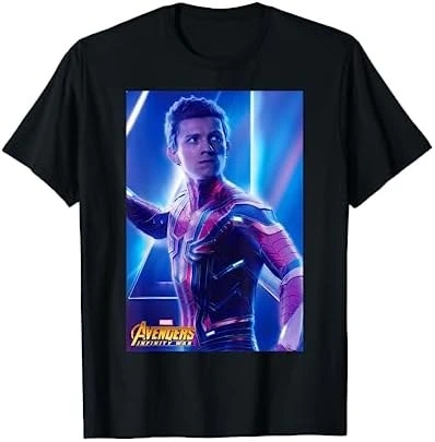 خرید و قیمت Marvel Avengers Spider-Man No Mask Poster Graphic T-Shirt | ترب