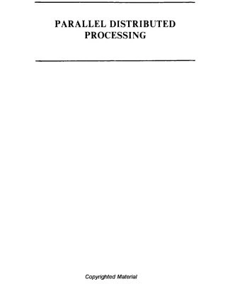 خرید و قیمت دانلود کتاب Parallel Distributed Processing: Explorations in the Microstructure of ...
