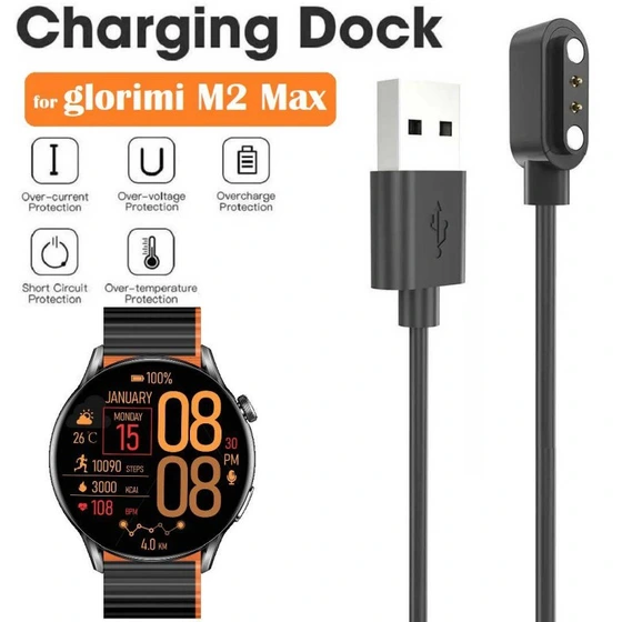خرید و قیمت کابل شارژر ساعت گلوریمی مدل GLORIMI M2 MAX LTD | ترب