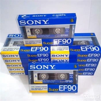 خرید و قیمت نوار کلاسیک کاست خام نرمال SONY Super EF90 | ترب