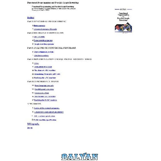 خرید و قیمت دانلود کتاب Functional Programming And Parallel Graph Rewritingfree Web Version ترب