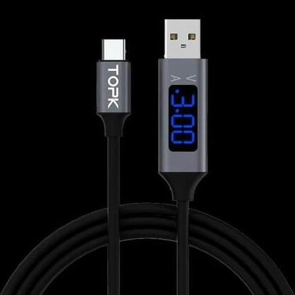 خرید و قیمت کابل تبدیل USB به Type-C تپک مدل AC32 | ترب