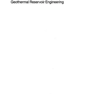 خرید و قیمت دانلود کتاب Geothermal Reservoir Engineering ویرایش 1 | ترب