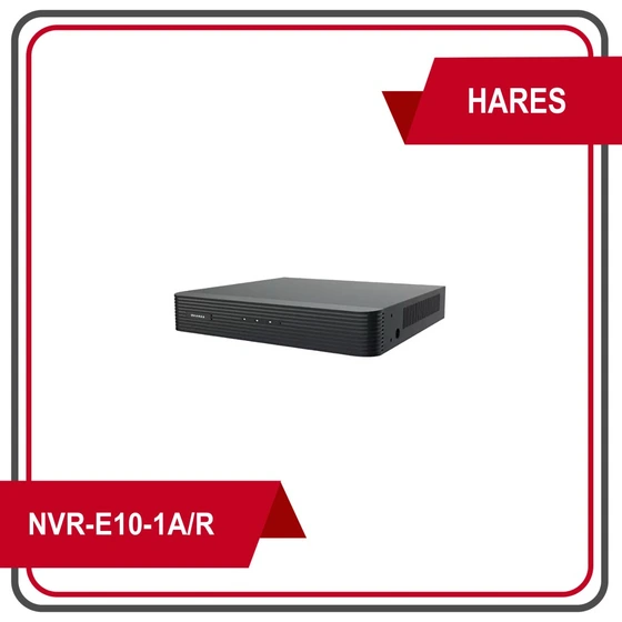 خرید و قیمت دستگاه ذخیره ساز ان وی آر 10 کانال HARES مدل NVR-E10-1A/R | ترب