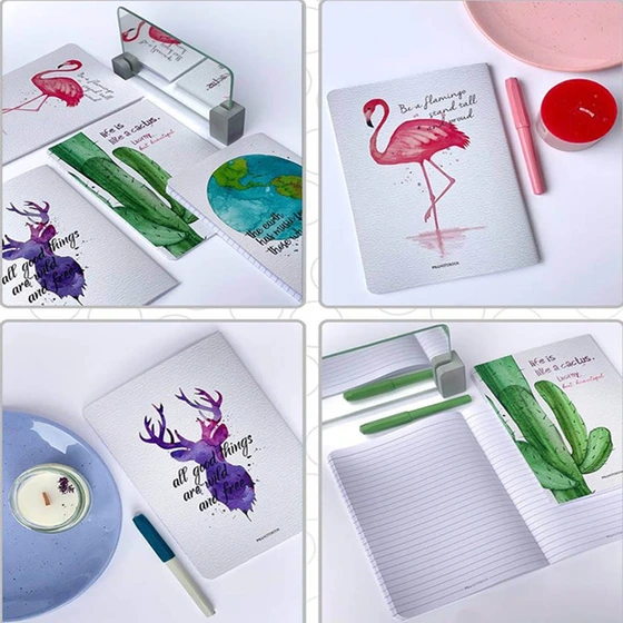 خرید و قیمت دفتر پیل بلو وزیری جلد نرم ۴۰ برگ PILL NOTEBOOK BLO | ترب