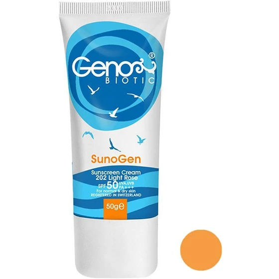 خرید و قیمت کرم ضد آفتاب مرطوب کننده دویست و دو لایت رز SPF 50 ژنو ...