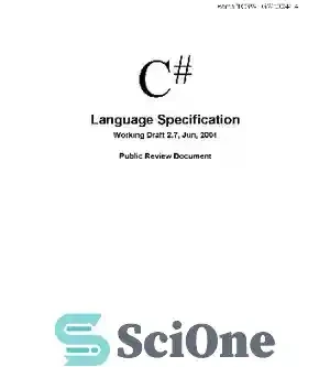 خرید و قیمت دانلود کتاب C# Language Specification - C# مشخصات زبان | ترب