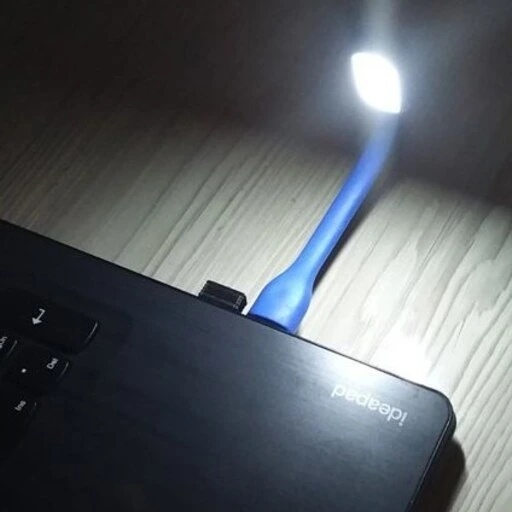 خرید و قیمت چراغ مسواکی USB LED برند Dnet آبی | ترب