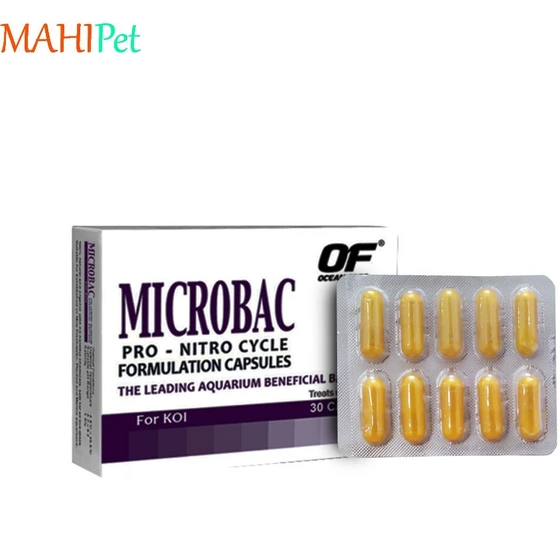 خرید و قیمت کپسول باکتری ساز ماهی کوی Microbac اوشن فری 10 عددی | ترب