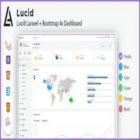 خرید و قیمت قالب مدیریتی Lucid Laravel | ترب