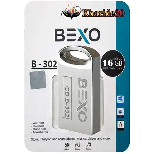 خرید و قیمت قیمت فلش 16 گیگ Bexo مدلB-302 نقره ای | ترب