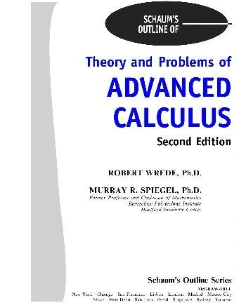 خرید و قیمت دانلود کتاب Schaum s Outlines - Advanced Calculus 2nd ed | ترب