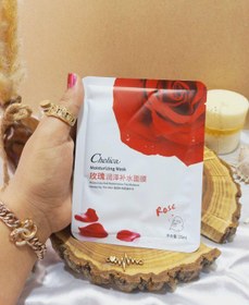 خرید و قیمت ماسک ورقه ای صورت گل رز Chelica حجم ۲۵ گرم | ترب