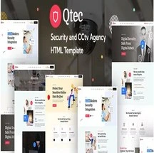 خرید و قیمت قالب HTML امنیت و دوربین مدار بسته Qtec | ترب