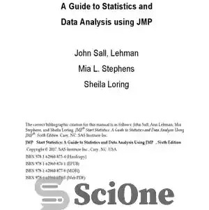 خرید و قیمت دانلود کتاب JMP Start Statistics. A Guide to Statistics and ...