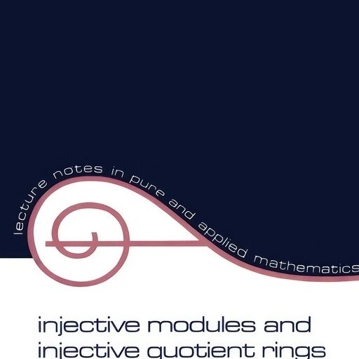 خرید و قیمت کتاب زبان اصلی Injective Modules and Injective Quotient ...