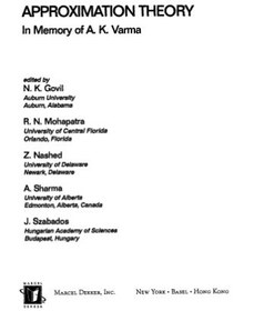 خرید و قیمت دانلود کتاب Approximation Theory: In Memory of A.K.Varma ویرایش 1 | ترب