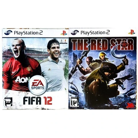 خرید و قیمت پک دو بازی ps2 - fifa12 - the red star | ترب
