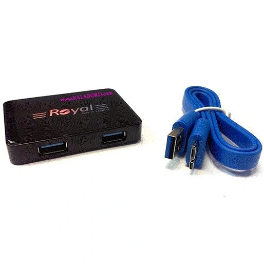 خرید و قیمت هاب 4 پورت رویال مدل Royal usb 3 Hub RH3-41 | ترب