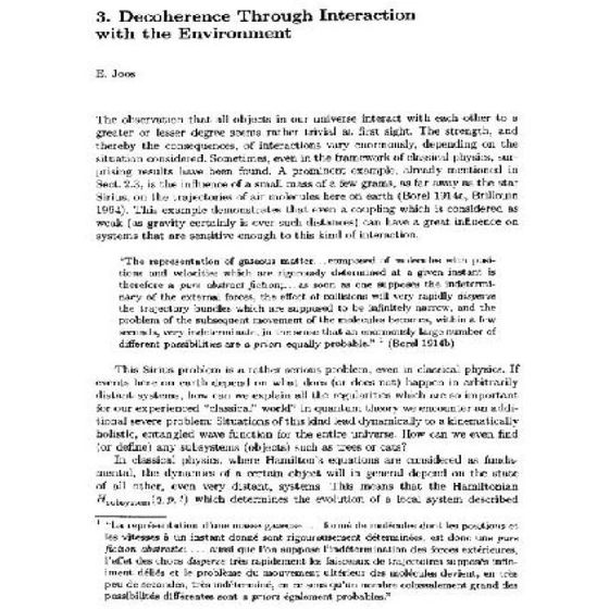 خرید و قیمت دانلود کتاب Decoherence through interaction with the ...