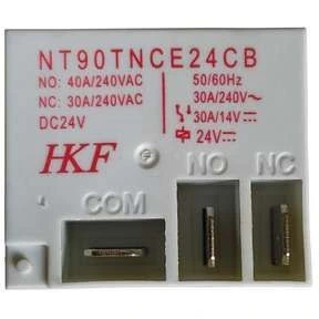 خرید و قیمت رله کولری 4 پین NT90 24V 40A برند HKF | ترب