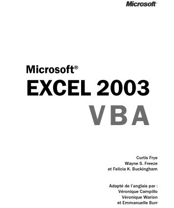 خرید و قیمت دانلود کتاب Excel 2003 VBA | ترب