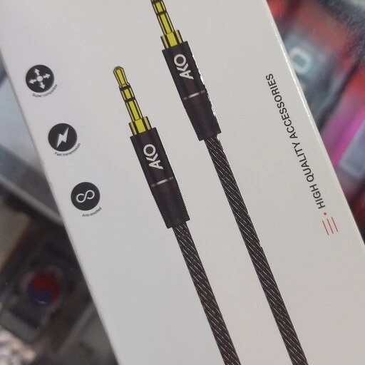 خرید و قیمت کابل AUX برند AKO اصلی مدل AKO AX4 طول 1 متر | ترب