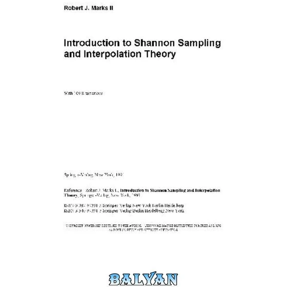 خرید و قیمت دانلود کتاب Introduction to Shannon Sampling and ...