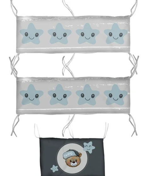 خرید و قیمت محافظ تخت کودک طرح ستاره و خرس | ترب