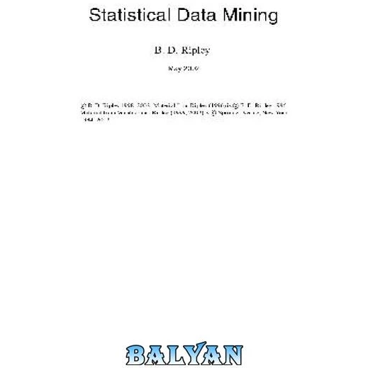 خرید و قیمت دانلود کتاب Statistical Data Mining | ترب